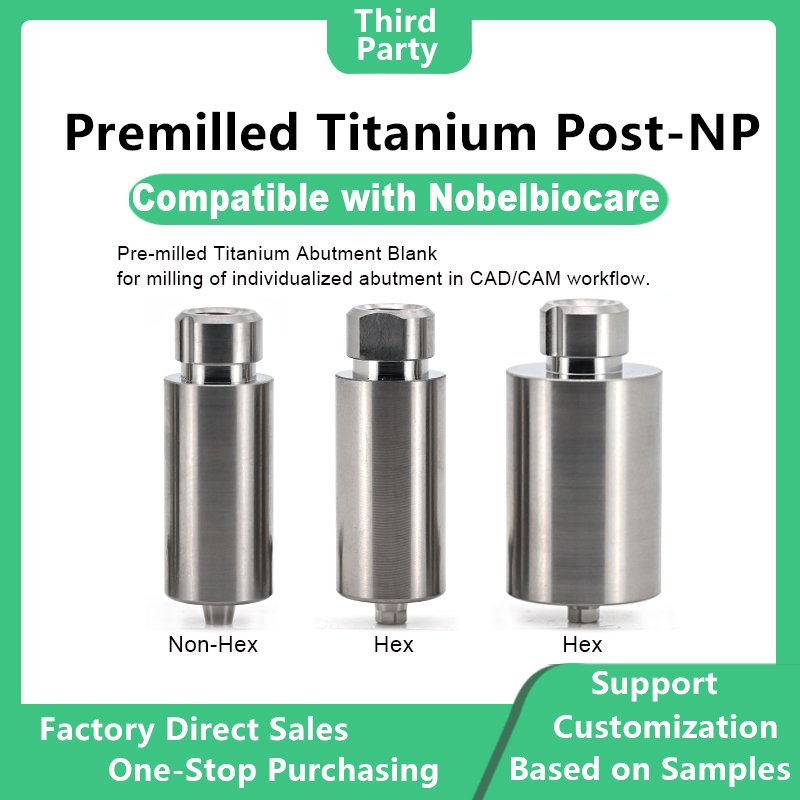 Premilled Titanium Post